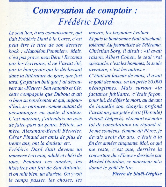 Le Courrier du Cercle Vincent de Moro Giafferri n°5 - juin 2000 - De ...